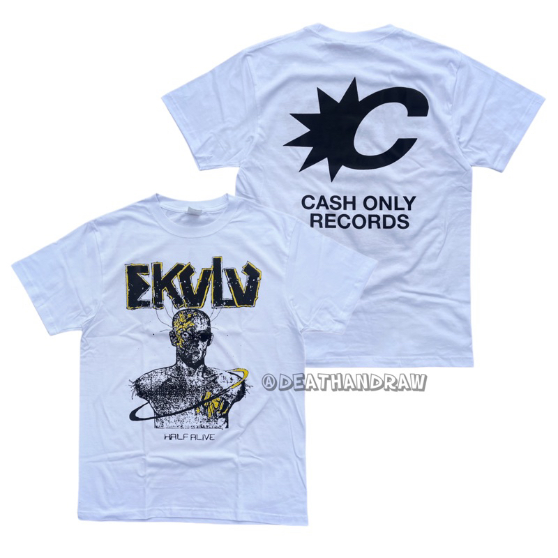 Jual kaos band EKULU - HALF ALIVE / CASH ONLY RECORDS | Shopee Indonesia