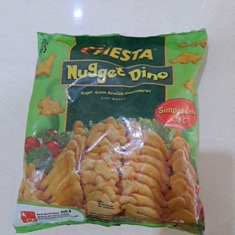 Jual fiesta nuget dino 500gr | Shopee Indonesia