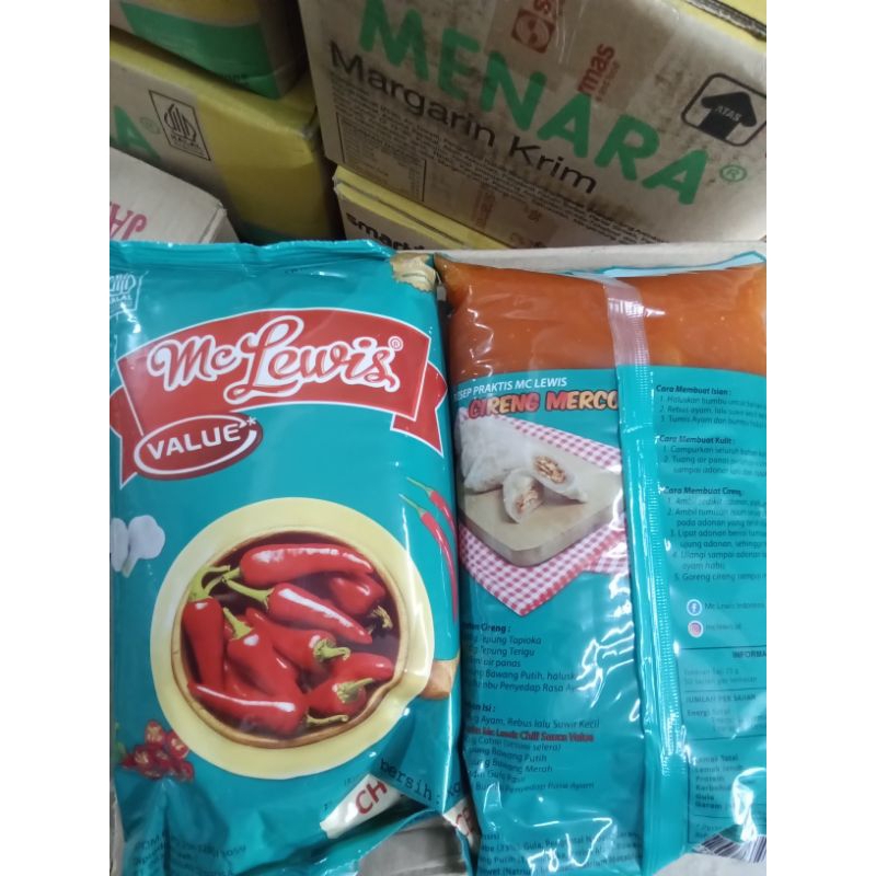 Jual saos sambal mc lewis 1kg dus / mc lewis saus sambal 1kg dus ...