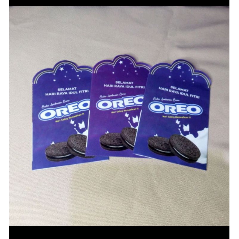 Jual Amplop Lebaran gambar Snack Oreo | Shopee Indonesia
