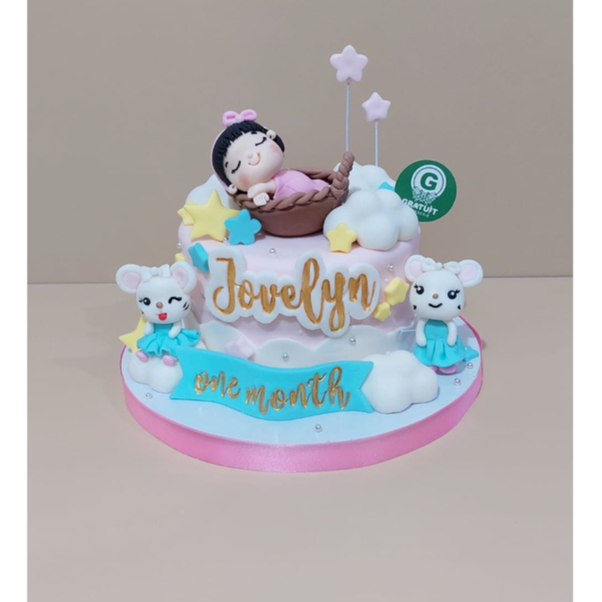 Jual CAKE BABY ONE MONTH | Shopee Indonesia