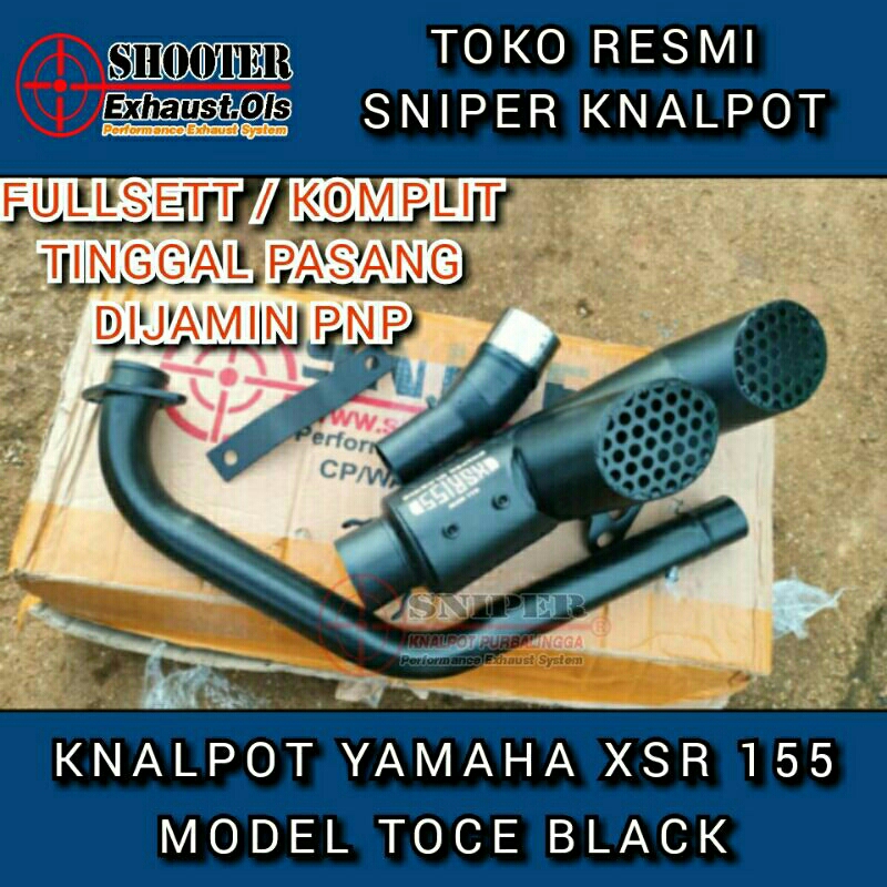 Jual Knalpot Yamaha xsr155 xsr 155 KOLONG TOCE DOUBLE SARINGAN | Shopee ...