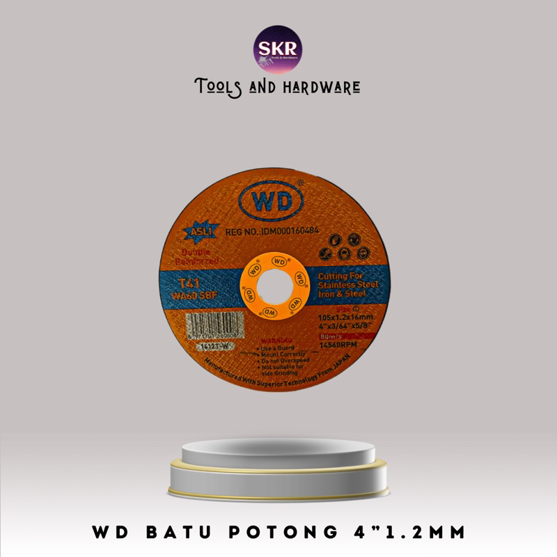 Jual WD 4x1 batu potong besi tipis Wd Pemotong Besi 4” eceran | Shopee ...