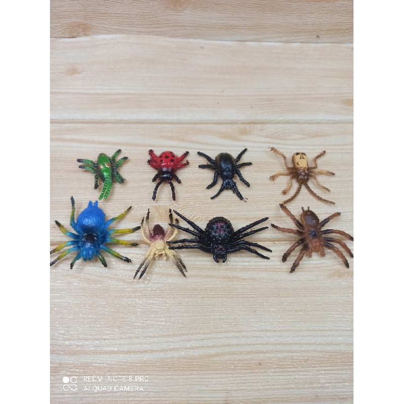 Jual mainan karet laba laba serangga isi 8 | Shopee Indonesia