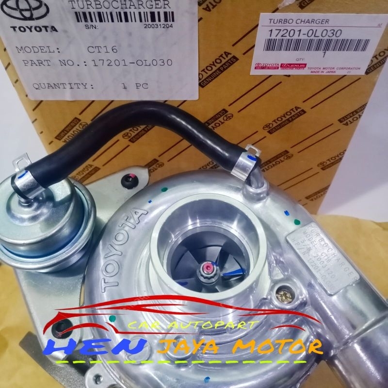 Jual TURBO CHARGER TOYOTA INNOVA FORTUNER DIESEL 17201-0L030 ORI ...