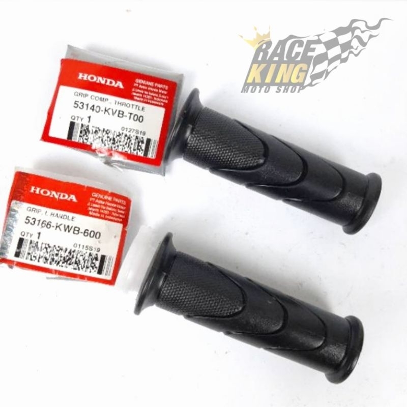 Jual Hand Grip Model Motif Original HONDA Handfat Universal (1 set 2 ...