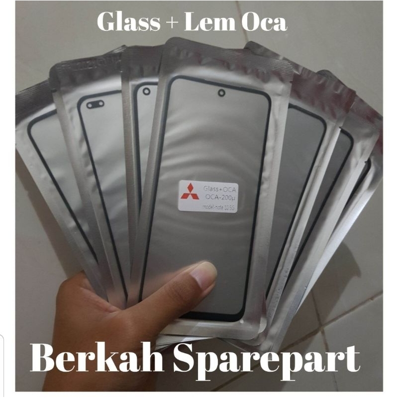 Jual KACA GLASS LCD + LEM OCA XIAOMI REDMI NOTE 10 PRO 4G ORIGINAL | Shopee Indonesia