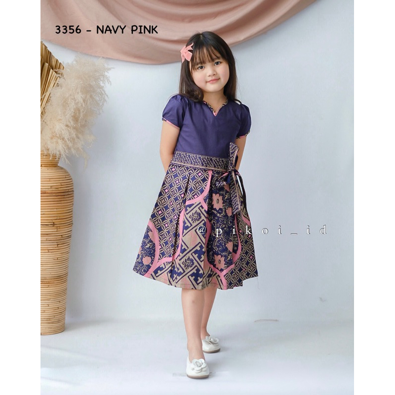 Jual Baju batik anak modern / Dress batik anak cewek / Kemeja batik ...
