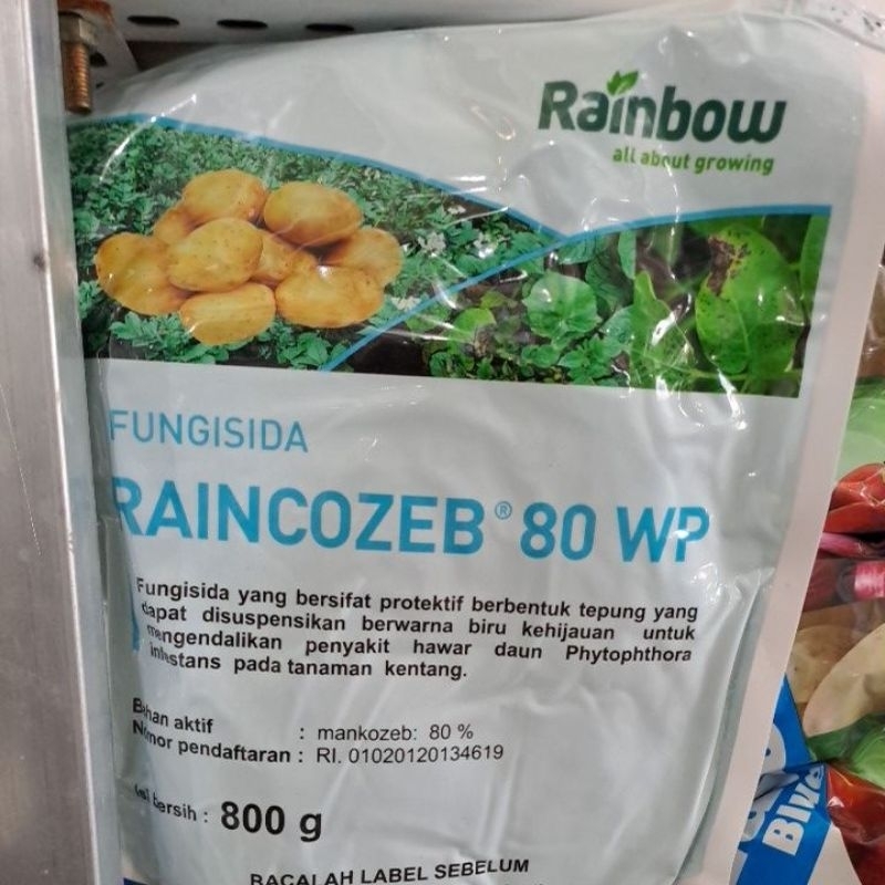 Jual RAINCOZEB 800GR FUNGISIDA MANCOZEB BIRU 80% | Shopee Indonesia