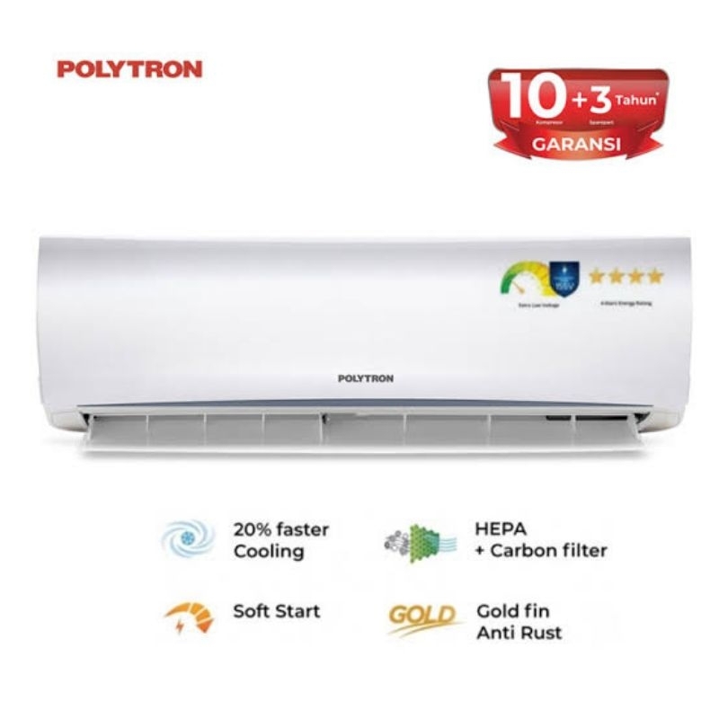 Jual AC AIR CONDITIONING SPLIT POLYTRON PAC 05VH 05 PAC05 VH PAC05VH ...