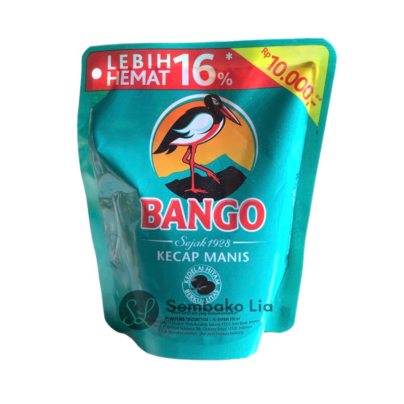 Jual Bango Kecap Manis Pouch Flatpack 200 ml | Shopee Indonesia