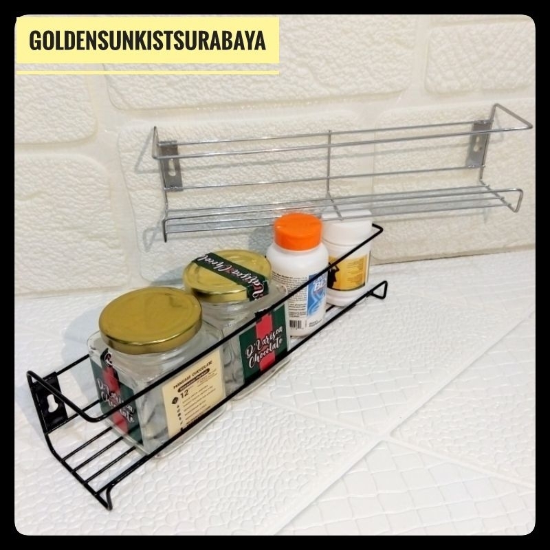 Jual rak botol | rak bumbu pinzel 01 free paking dus | Shopee Indonesia