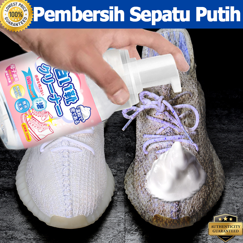 Jual Cairan Pembersih Sepatu Putih dan Pemutih Sepatu Putih shoes Shoe ...