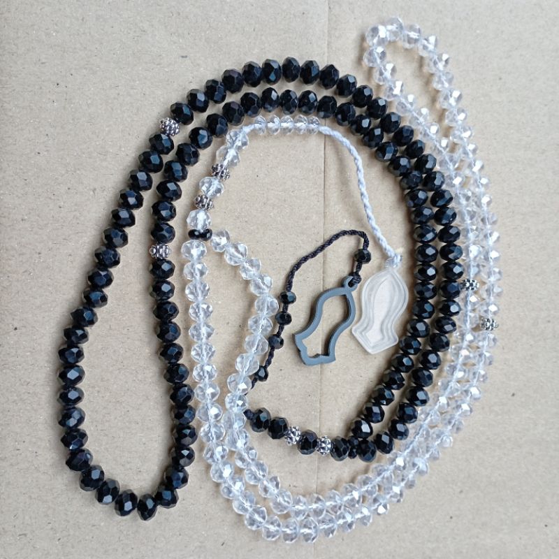Jual tasbih 99 saiz 8mm crystal bandul terompah cocok buat hadiah ...