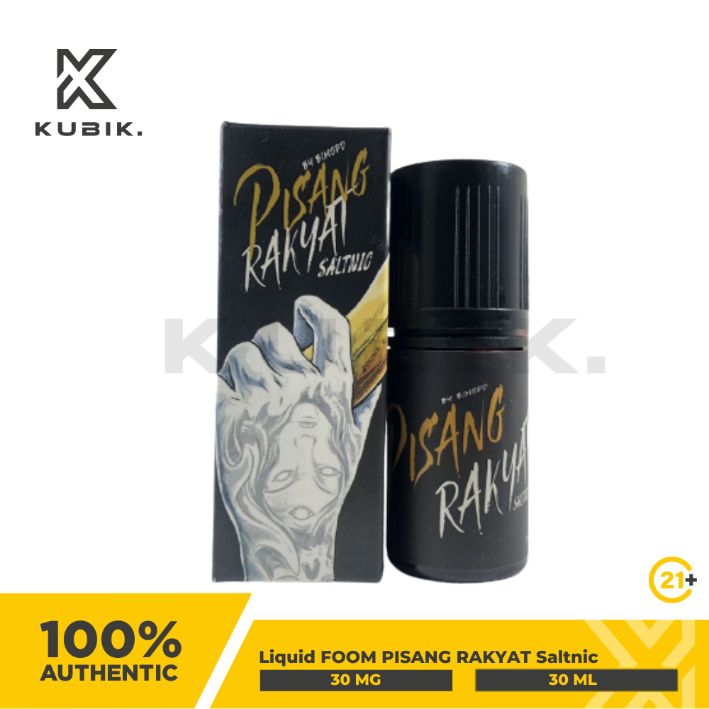 Jual Liquid Foom Pisang Rakyat Salt Nic 30ML - Liquid Bimo PD Pisang ...