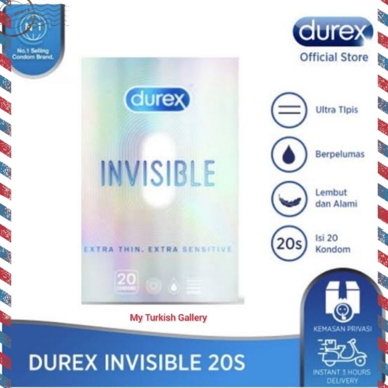 Jual Durex Invisible 20 pcs Durex Invisible Intense, Kondom Extra Tipis ...