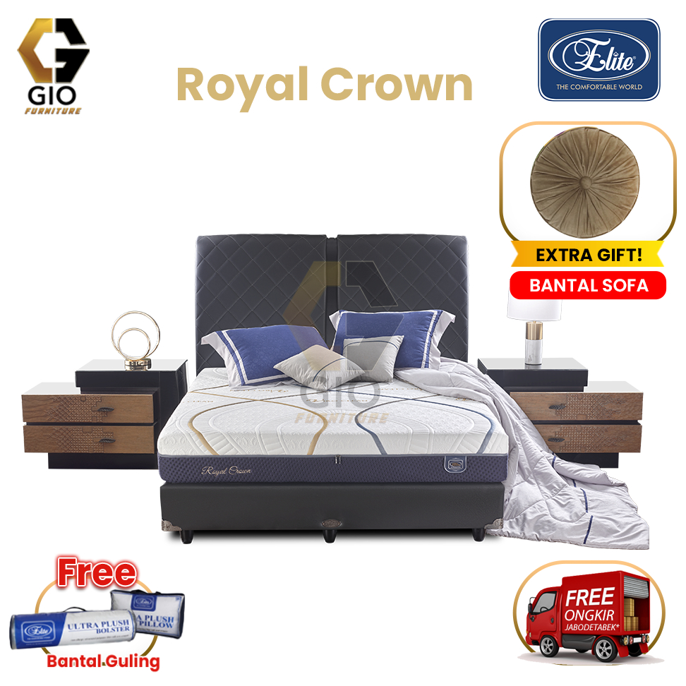 Jual Kasur Elite Royal Crown Elite Spring Bed Royal Crown Kasur