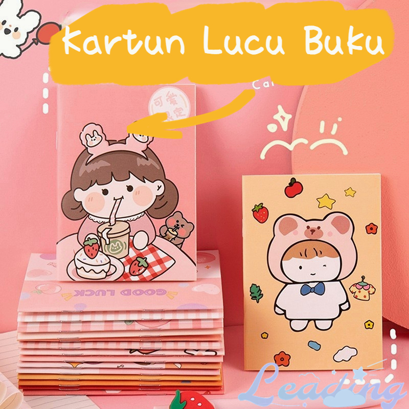 Jual Buku Tulis Notebook Lucu Mini Motif Kartun Note Book Kreatif A5 ...