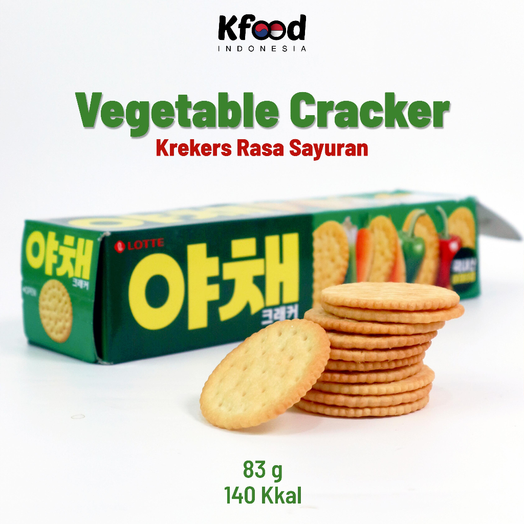 Jual Kfoodind - Lotte Vegetable Cracker 83gr | Shopee Indonesia