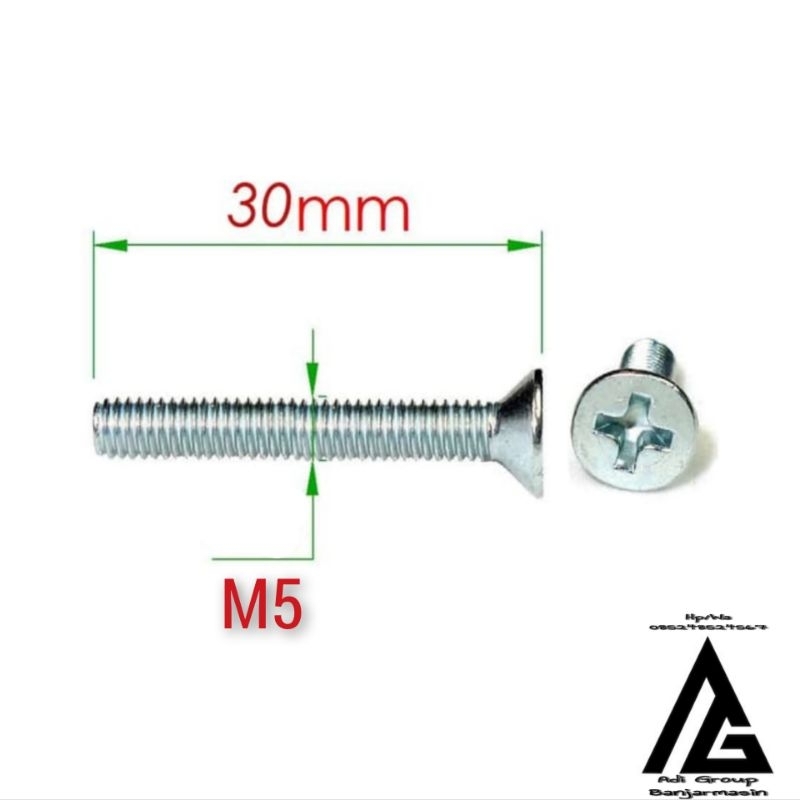 Jual Baut JP M5 x 30 ( Baut JP 5x30 ) / Baut JF M5 x 30 ( Baut JF 5x30 ...