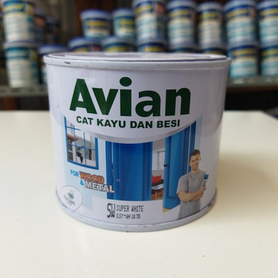 Jual Cat Avian 1/2 kg Cat Kayu dan Besi 1/2 Kaleng | Shopee Indonesia
