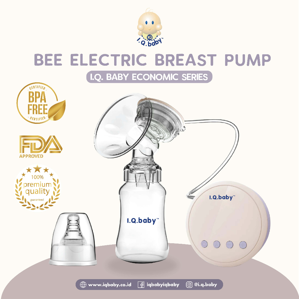 Jual I.Q. BABY Pompa ASi Elektrik - Bee Electric Breast Pump | Single ...