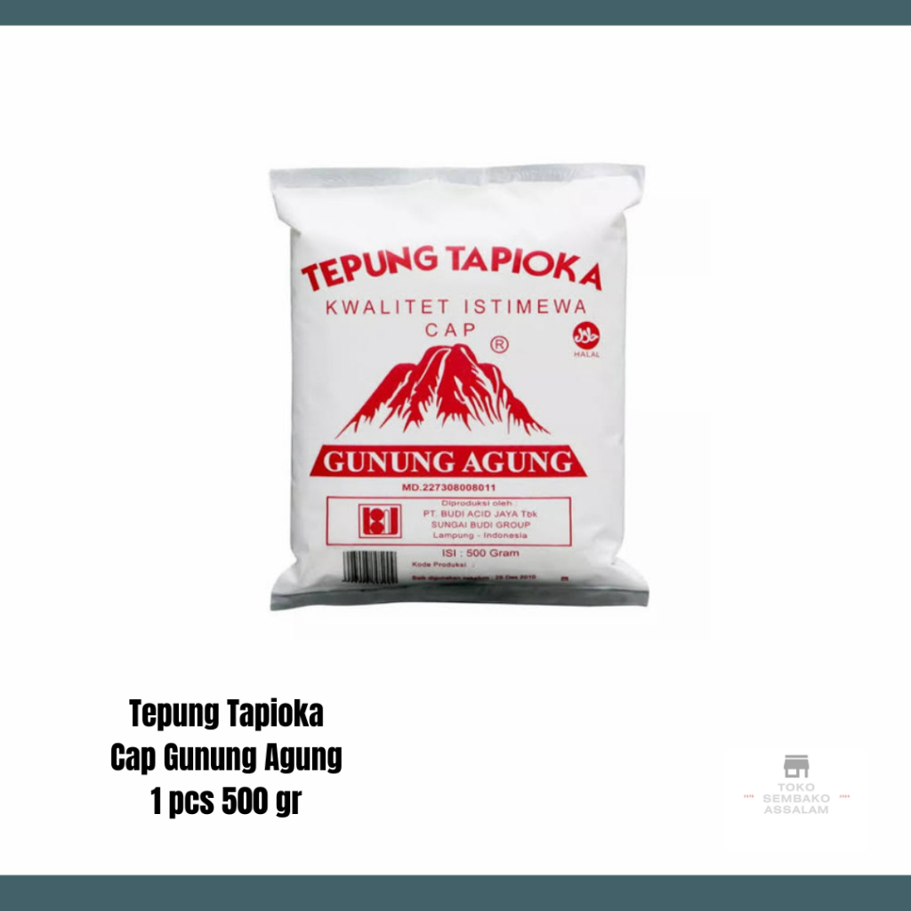Jual Tepung tapioka cap gunung agung 500 gr / Tepung tapioka 500 gr ... Jual Tepung tapioka cap gunung agung 500 gr / Tepung tapioka 500 gr ...