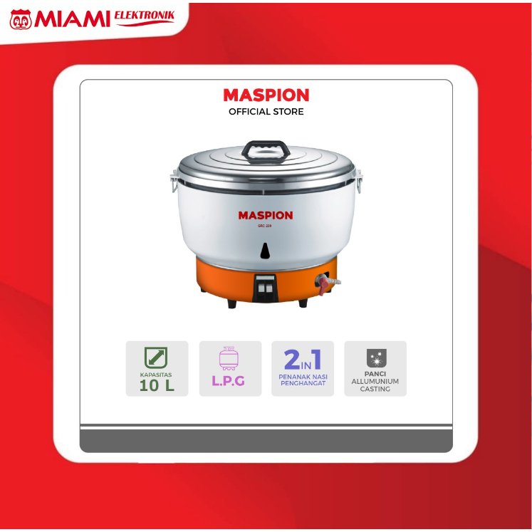 Jual Maspion Gas Rice Cooker GRC-100 / GRC100 | Shopee Indonesia