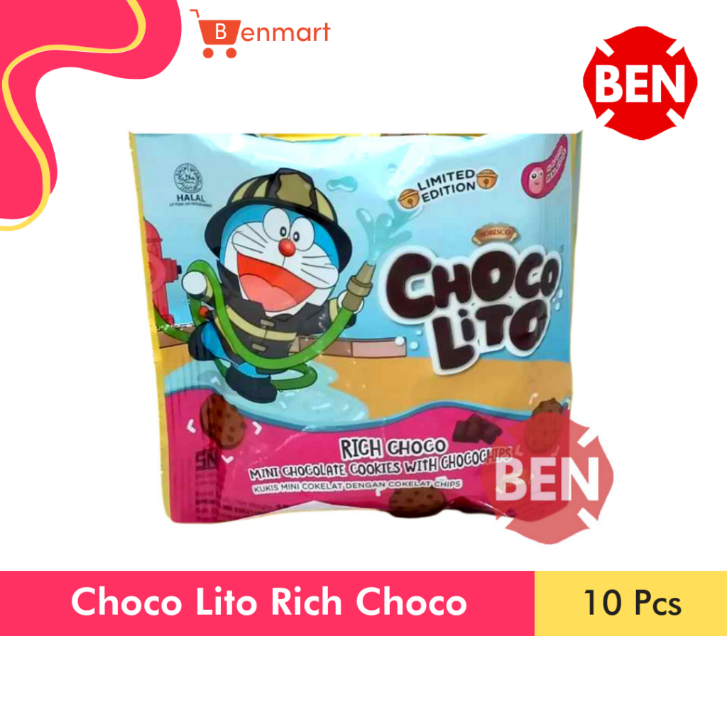 Jual Choco Lito Original / Rich Choco 1 Pak 10 Pcs Mini Cookies ...