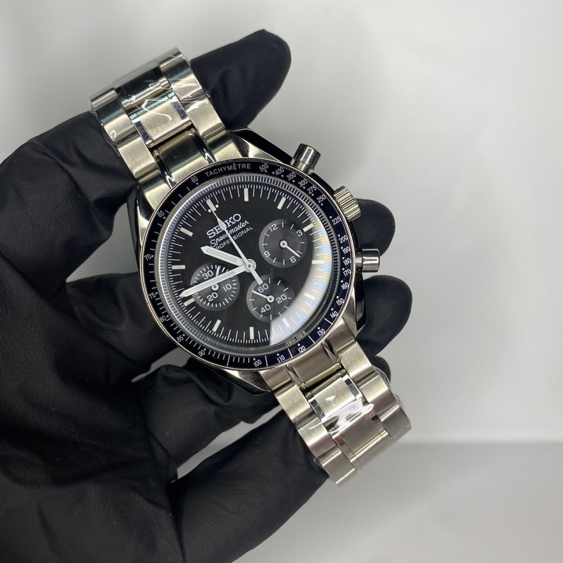 Jual Jam Tangan Seiko Mod Speedmaster Speed Master Chronograph Watch ...