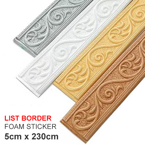 Jual List Border Foam Sticker 5cm x 230cm | Shopee Indonesia