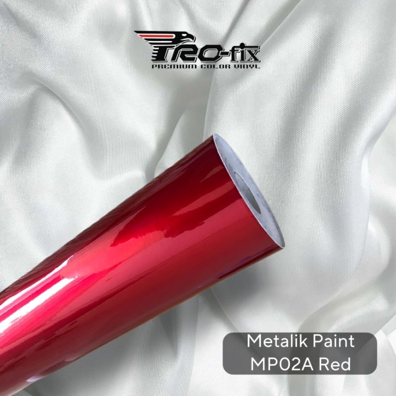 Jual (Harga 1 roll) skotlet profix merah maroon metalik candy Panjang ...