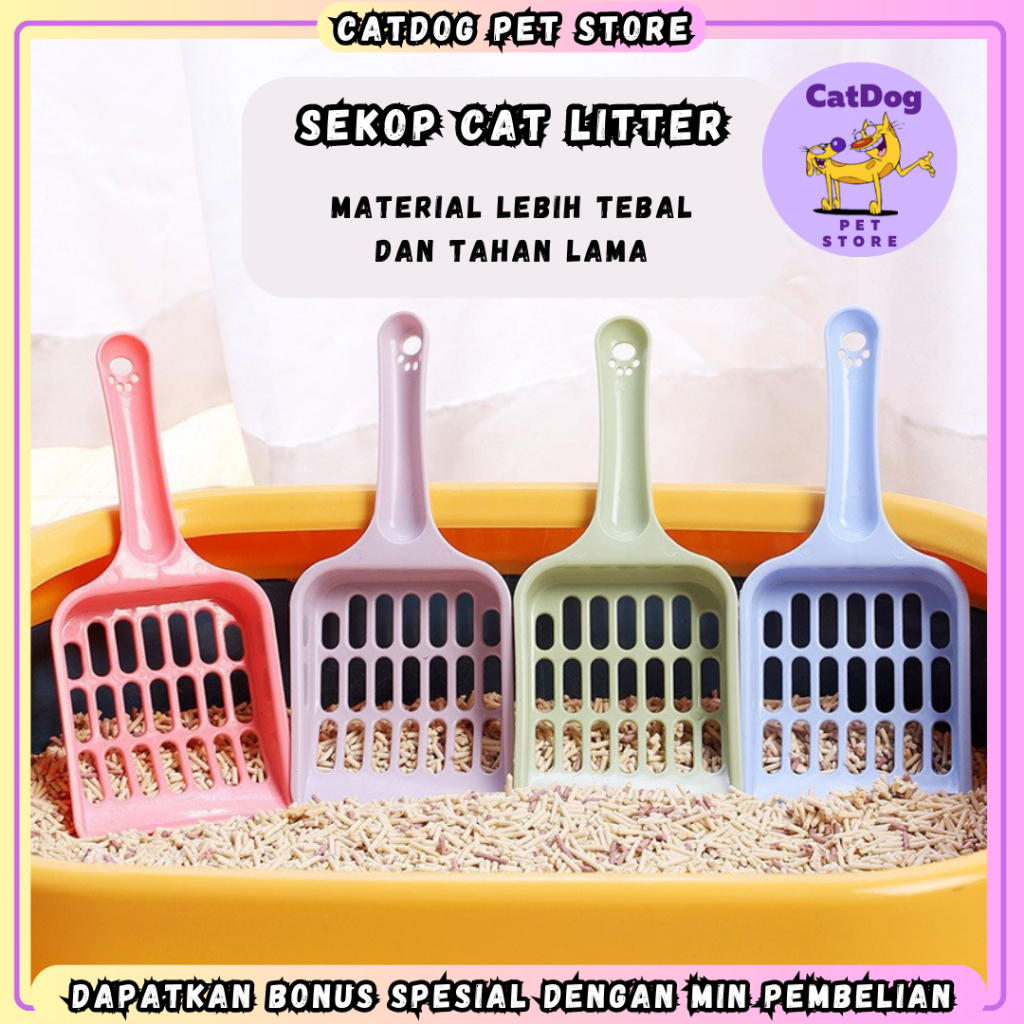 Jual Sekop Pasir Kucing Anjing / Sekop Cat Litter / Sendok Sekop Pasir ...
