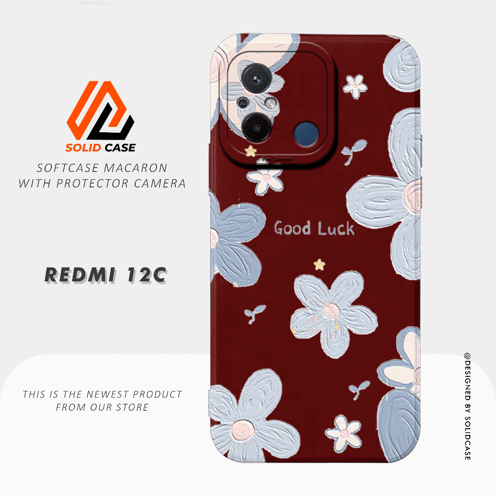 Jual Case Redmi 12C - Casing Redmi 12C [Bunga] Solid Case HP Terbaru ...