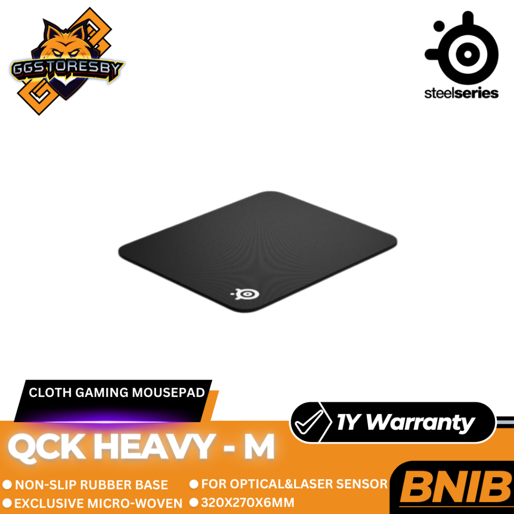 Jual STEELSERIES QCK HEAVY - MEDIUM Gaming Mousepad | Shopee Indonesia