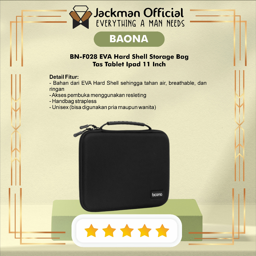 Jual BAONA BN-F028 EVA Hard Shell Storage Bag - Tas Tablet Ipad 11 Inch | Shopee Indonesia