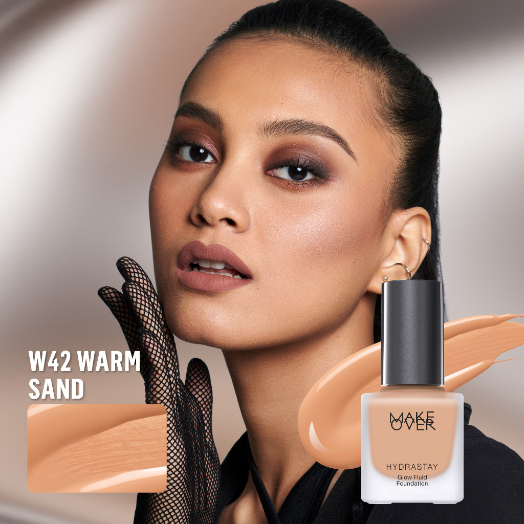 Jual MAKE OVER Hydrastay Glow Fluid Foundation - Glow high coverage ...