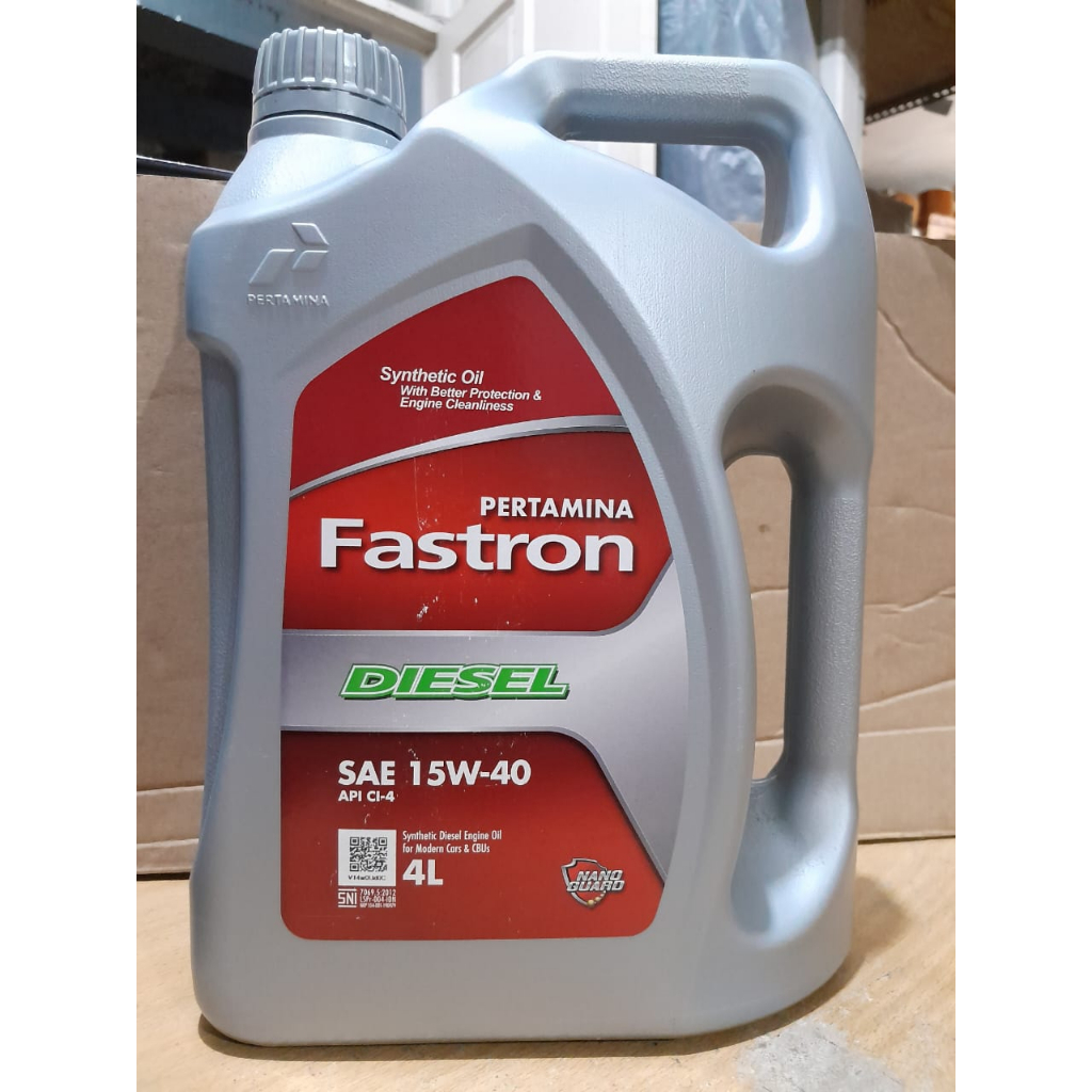 Jual OLI MOBIL FASTRON DIESEL SAE 15 W - 40 4LITER | Shopee Indonesia