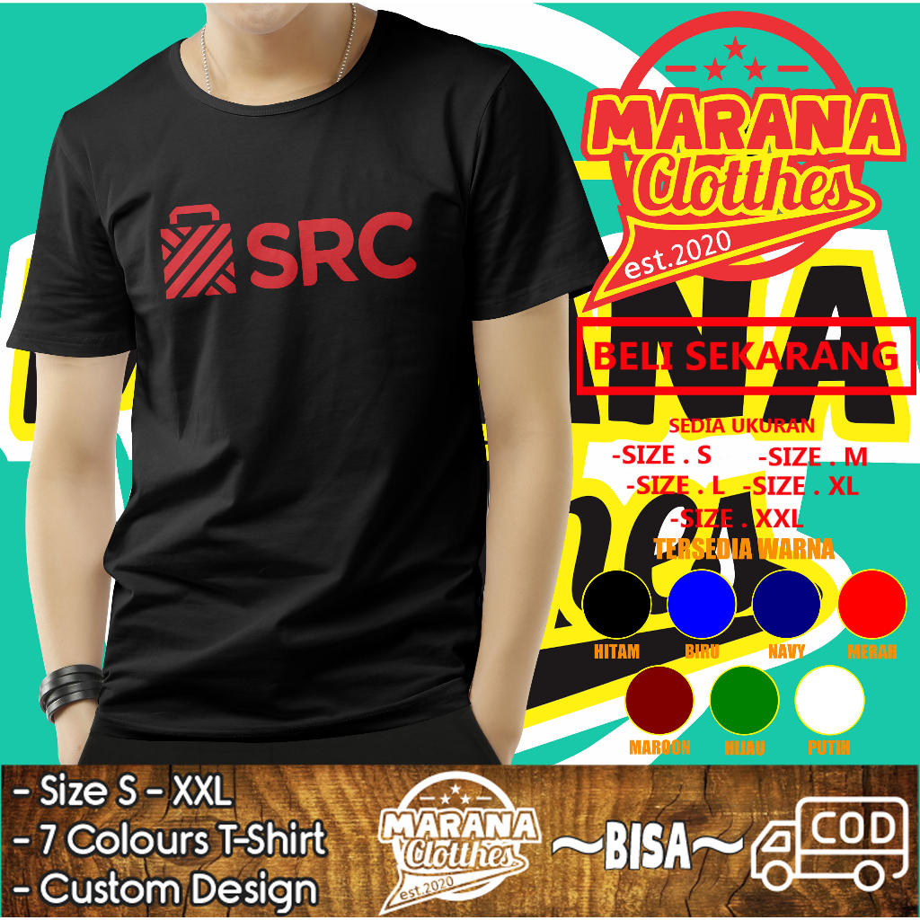 Jual Kaos SRC Sampoerna Retail Community Logo Baju Perusahaan | Shopee ...