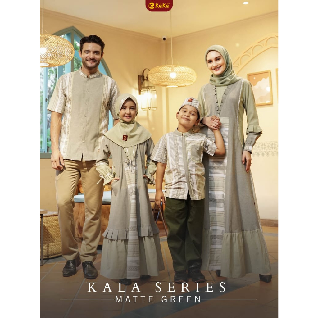 Jual BUSANA MUSLIM SARIMBIT KEKE KALA SERIES MATTE GREEN | Shopee Indonesia