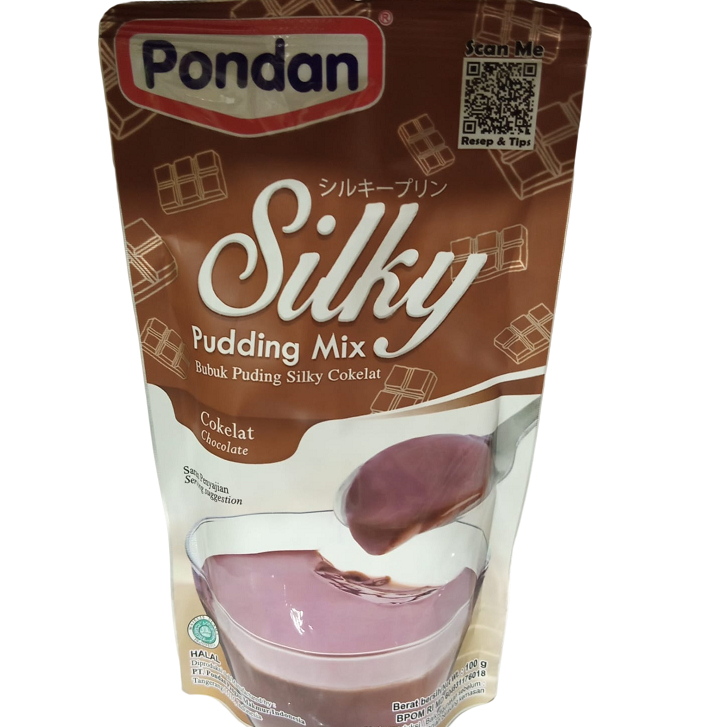 Jual Pondan Silky Rasa Cokelat 100gr Bubuk Pudding Mix Chocolate ...