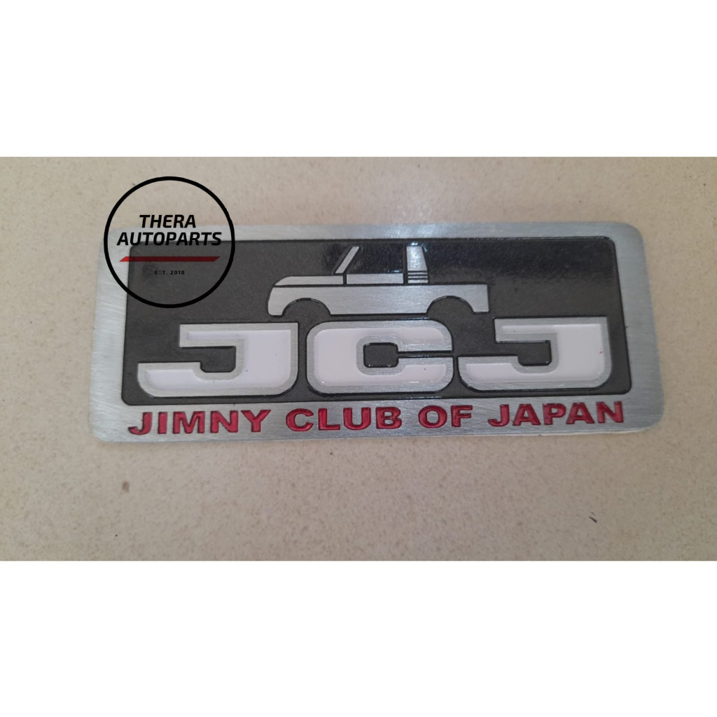 Jual Emblem Logo "JCJ" Jimny Club of Japan Suzuki Jimny Katana | Shopee Indonesia