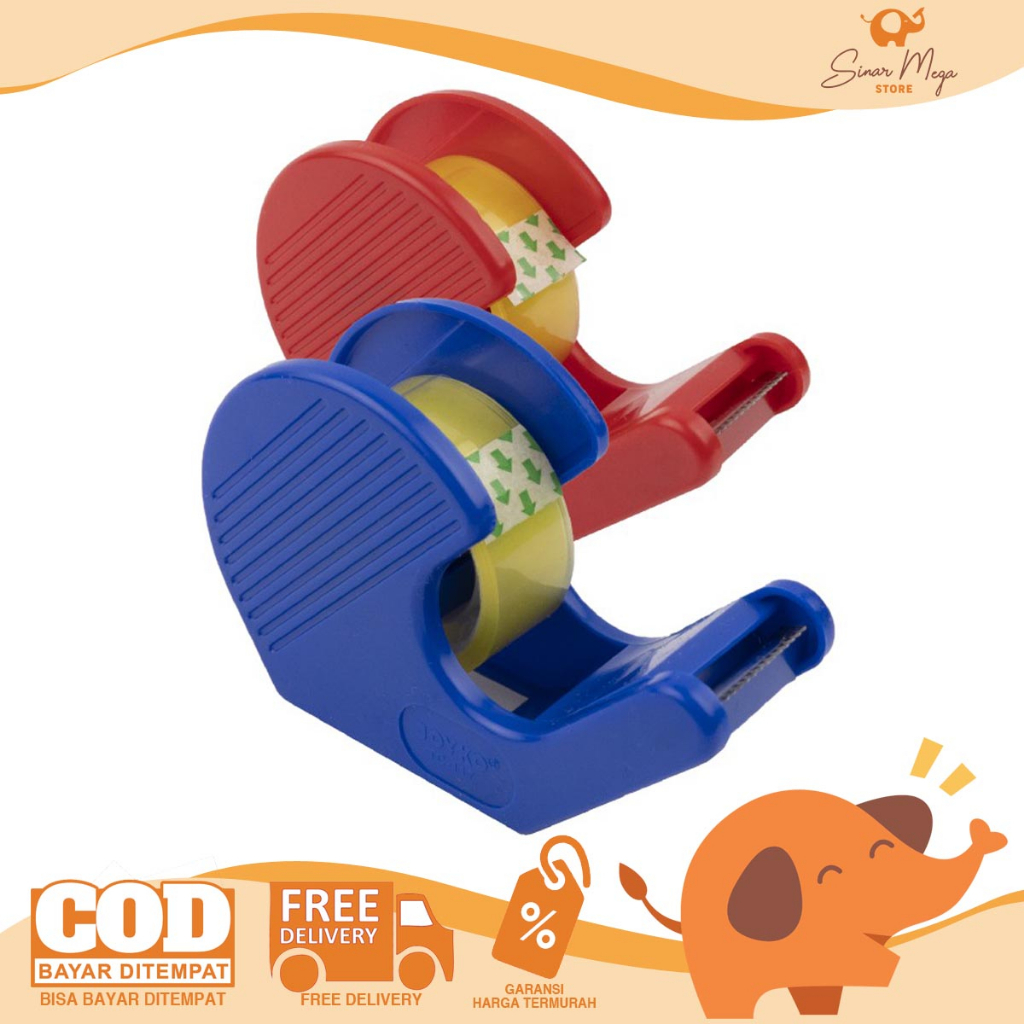 Jual Joyko Tape Cutter TC-117 / Tape Cutter Dispenser Mini / Alat ...