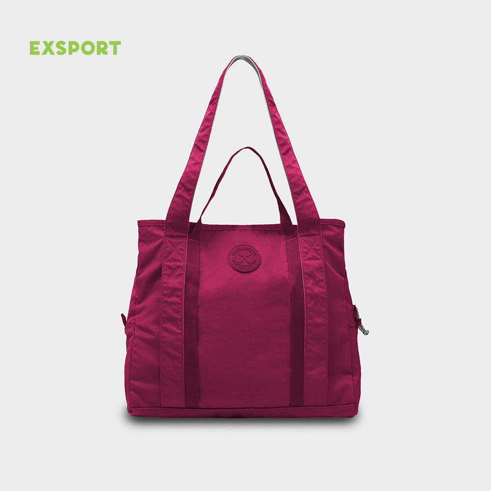 Jual Tas Jinjing Exsport Get On It Tote Bag - Maroon | Shopee Indonesia