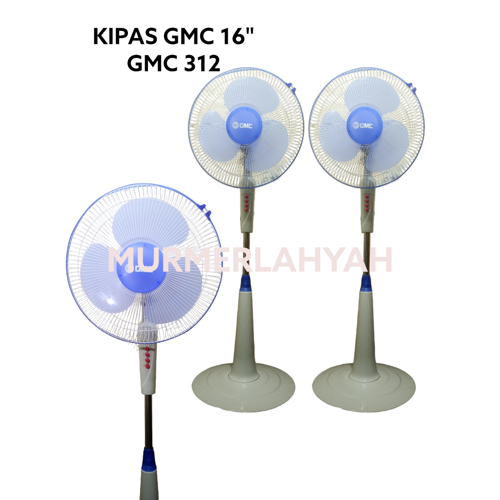 Jual TERBARU Stand Fan GMC 312 16 in / Kipas Angin Berdiri GMC 312 ...
