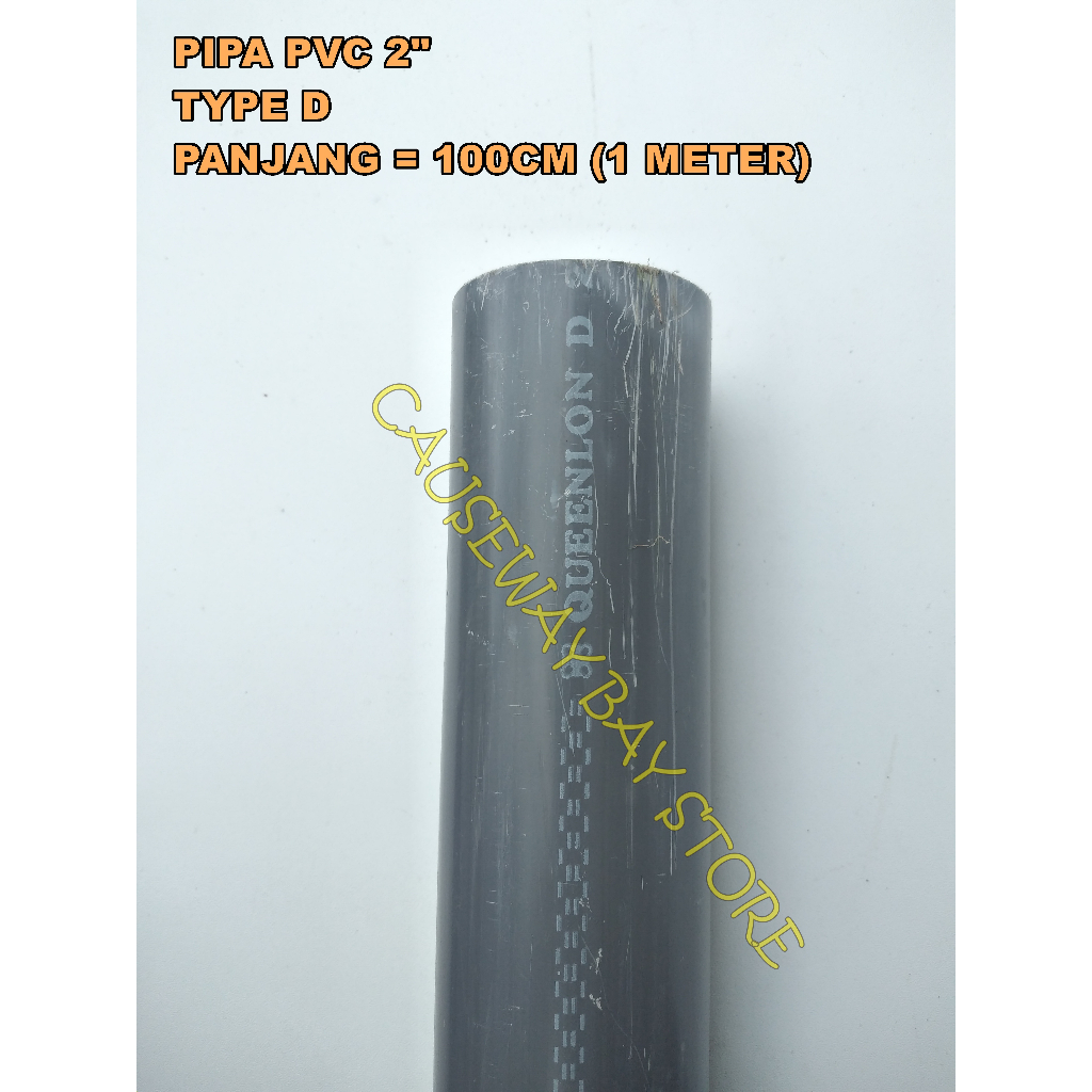 Jual PIPA PVC 2 INCH TYPE D PANJANG 1 METER | Shopee Indonesia