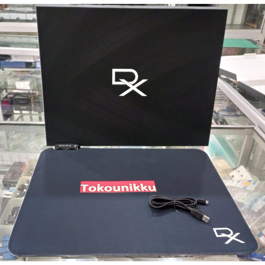 Jual Rexus Mousepad Gaming RGB Daxa Mats Control Edition L | Shopee ...