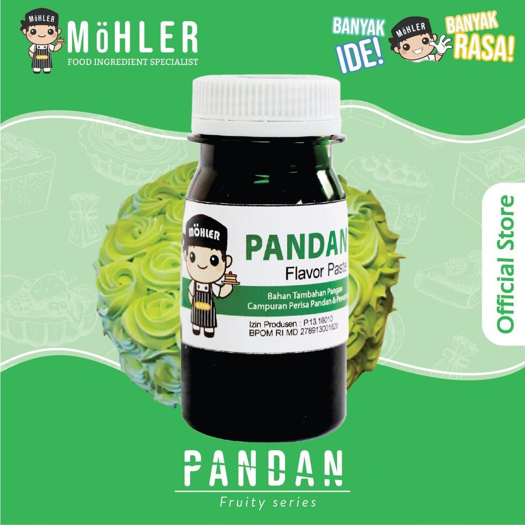 Jual Perisa Pasta Mohler Pandan 60g | Shopee Indonesia