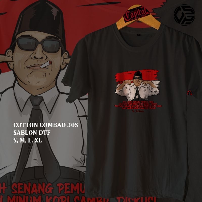 Jual Kaos Tokoh Soekarno Tutup Telinga Shopee Indonesia