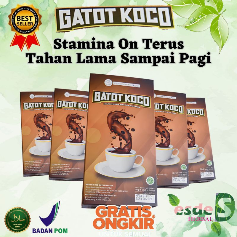 Jual Kopi Gatot Koco 5 Sachet Asli Original | Shopee Indonesia